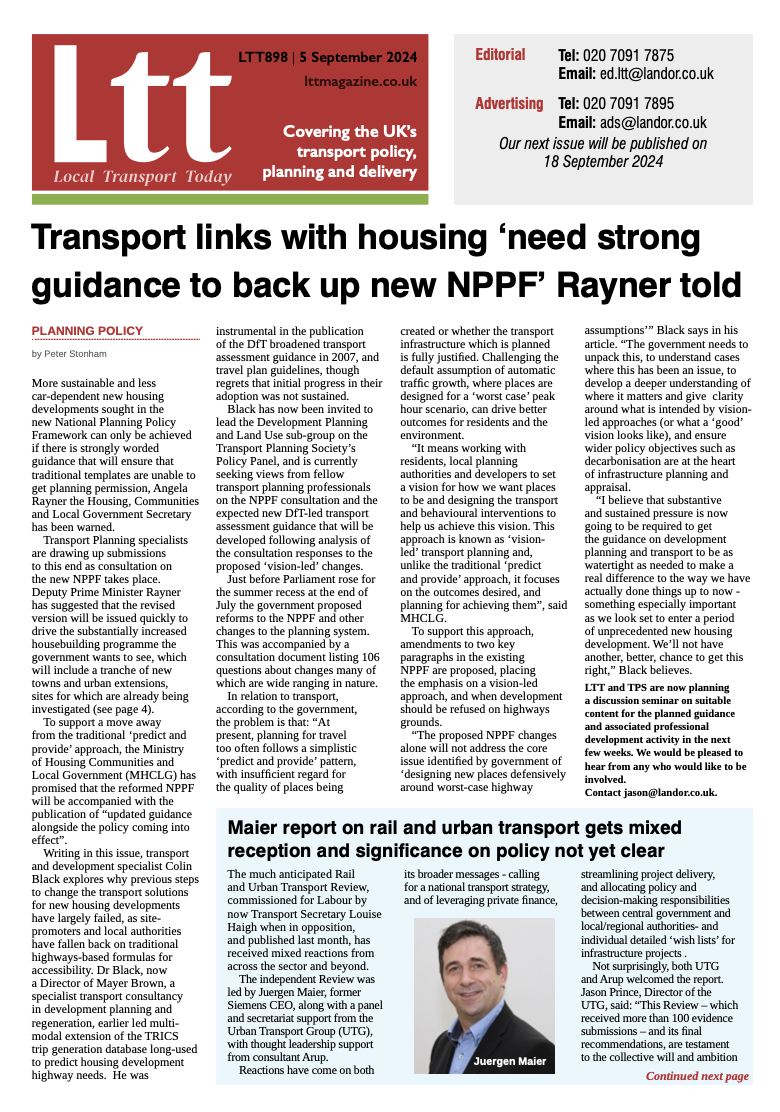 LTT magazine - Local Transport Today