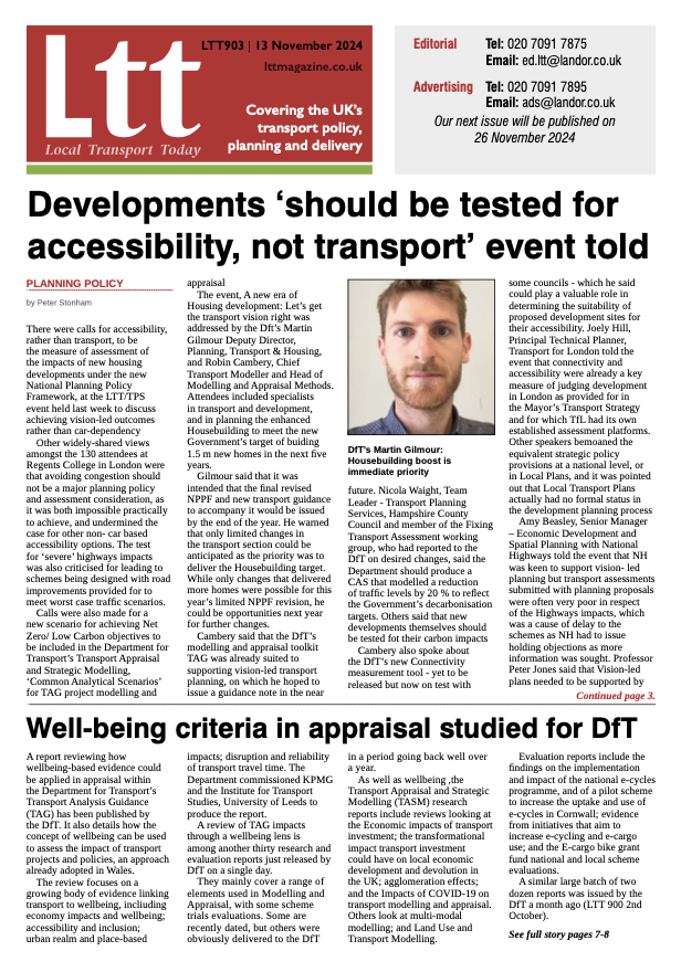 LTT magazine - Local Transport Today
