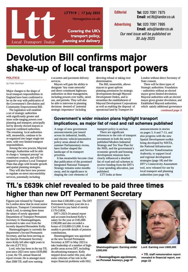 LTT magazine - Local Transport Today